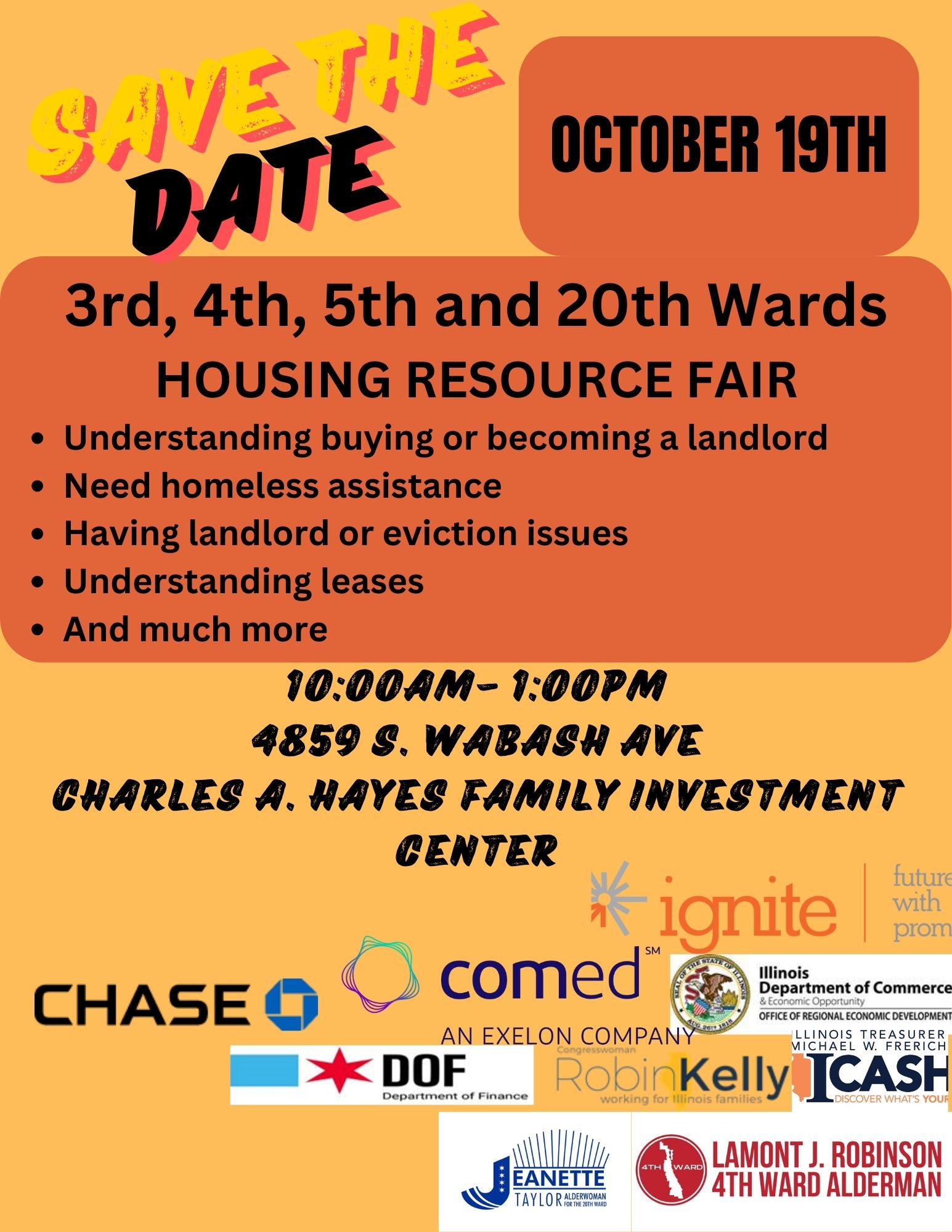Property Tax Savings | Housing Resource Fair | Cook County Assessor's Office